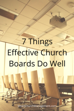 7 Things An Effective Church Board Does Well - Smart Church Management