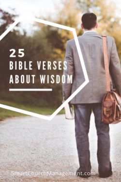 25 Bible Verses About Wisdom - Smart Church Management