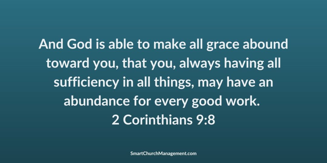 Bible Verses About God's Grace - Smart Church Management